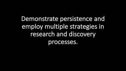 Searching as Strategic Exploration: Part 1 - Employ Persistence and ...